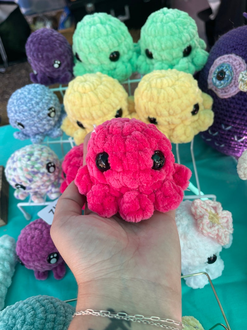 Cute Chunky Octopus Kawaii Octopus Chibi Octopus Crochet - Etsy