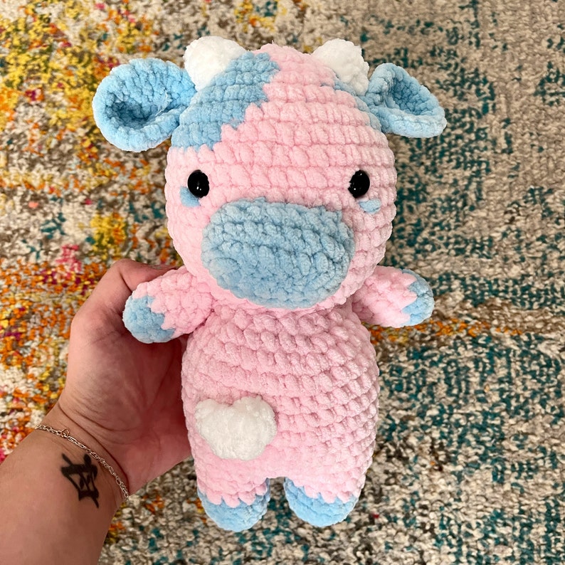 CUSTOM Crochet Cows | Kawaii Cow Plush | Crochet Cow Plush | Cute Cow ...