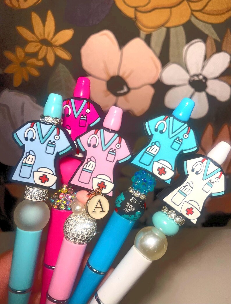 Nurse Pens Personalized/ Nurse Gifts/ Nurse Beaded Pens/nurse ...