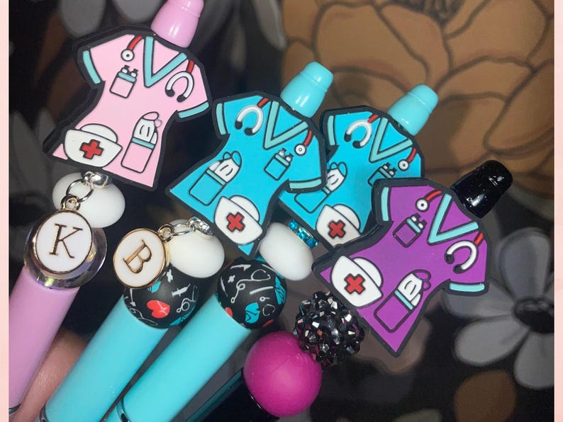 Nurse Pens Personalized/ Nurse Gifts/ Nurse Beaded Pens/nurse ...
