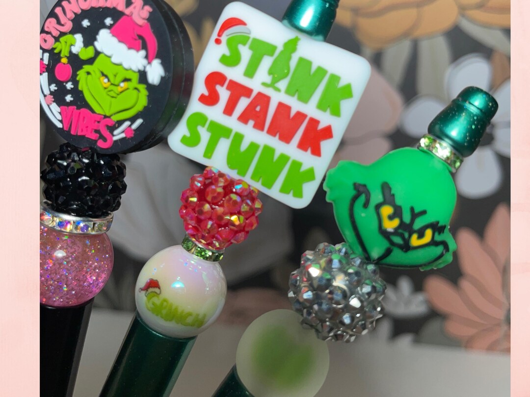 Grinch/ Grinch Pen/ Grinch Stocking Stuffer/ Grinch Gift/ Stationary ...