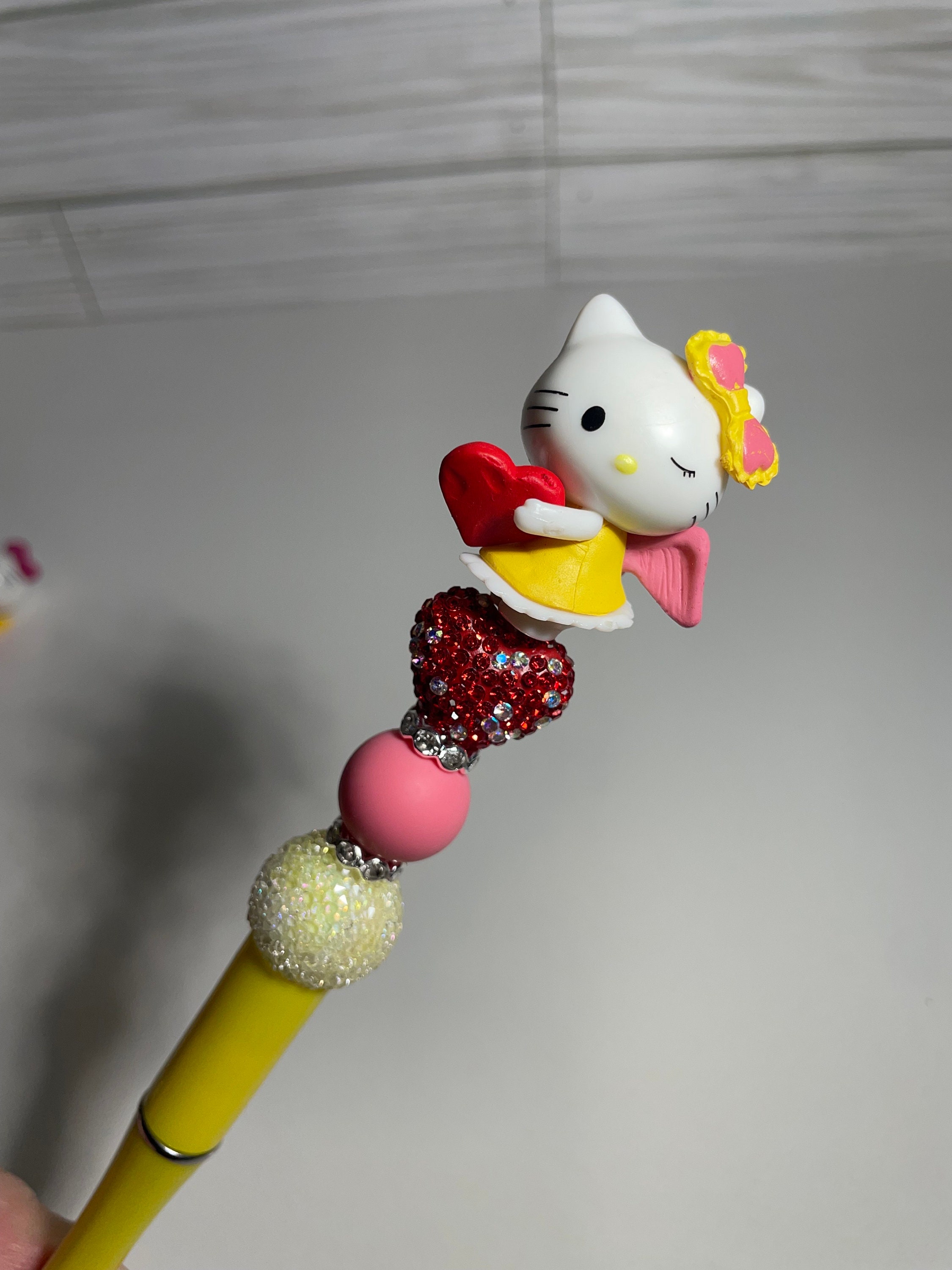 Hello Kitty Pen/hello Kitty Bling/hello Kitty Gift/hello Kitty Beaded ...