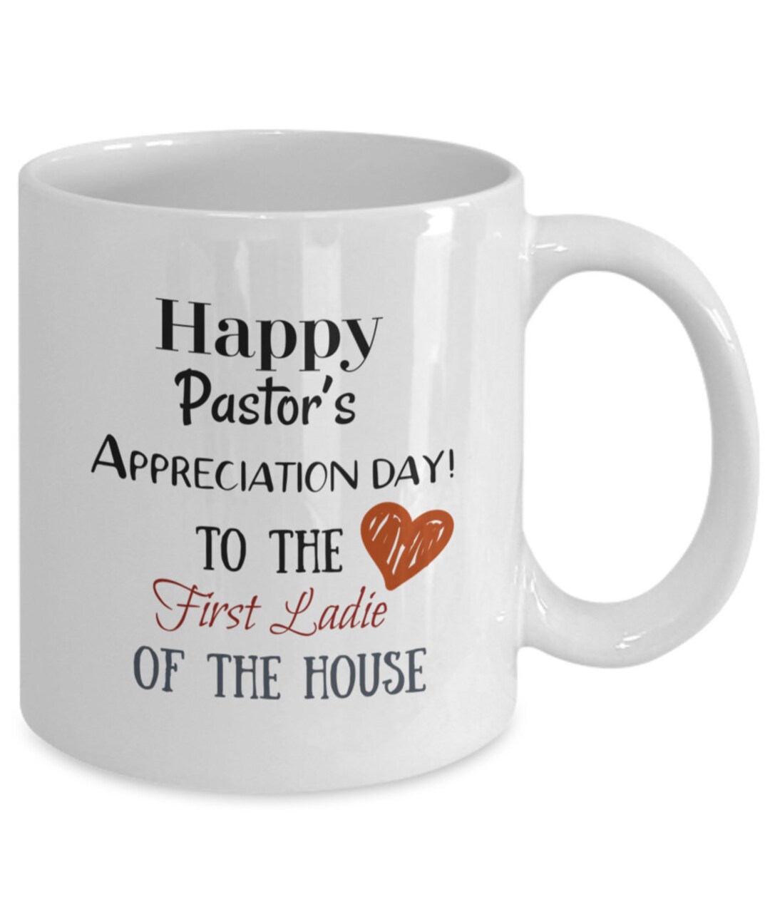 First Lady Pastor's Appreciation Coffee Mug, Month of Appreciation ...