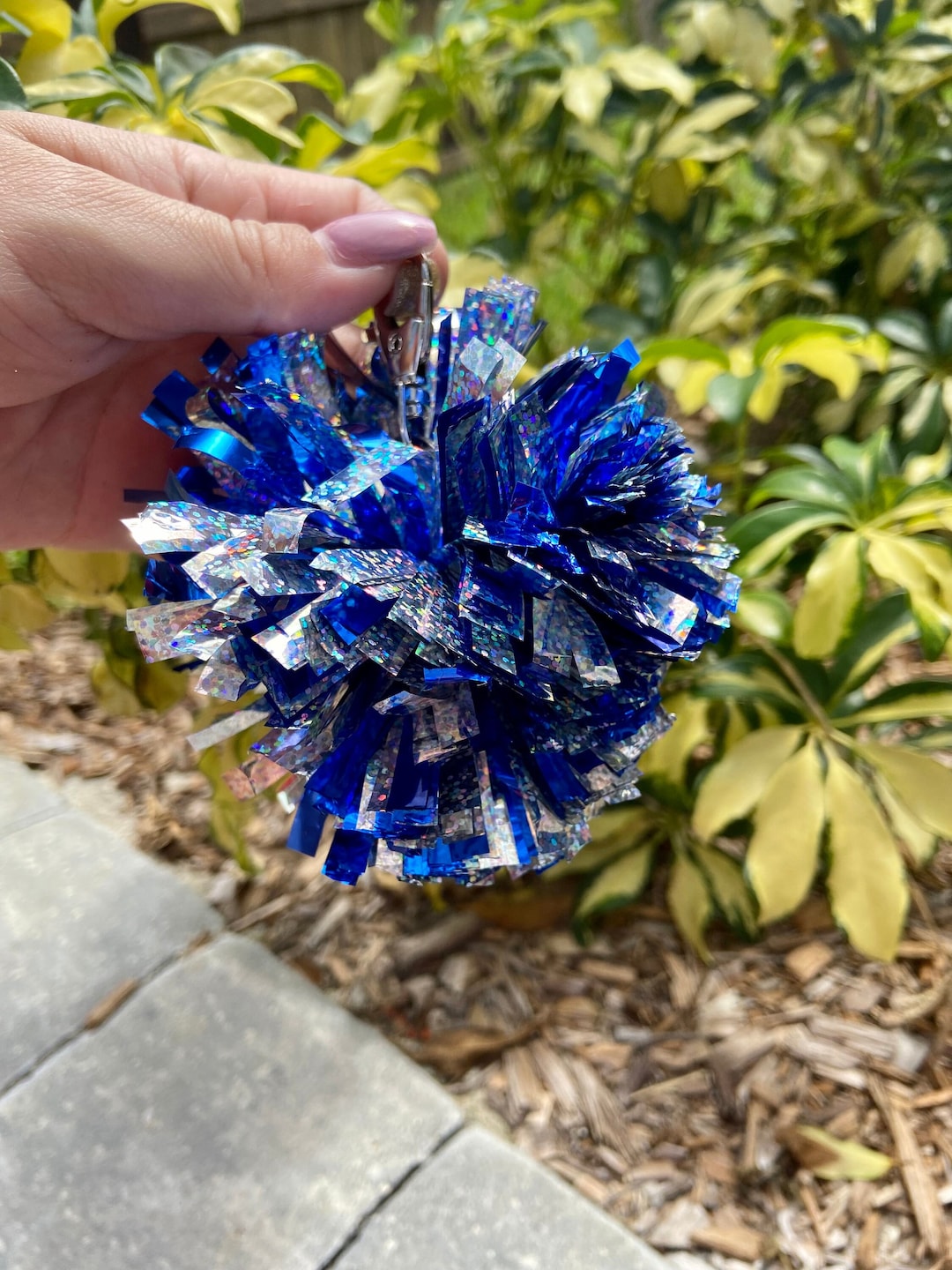 Pom Pom Keychain - Cheer Keychain - Cheerleading Keychain - Cheer Team ...