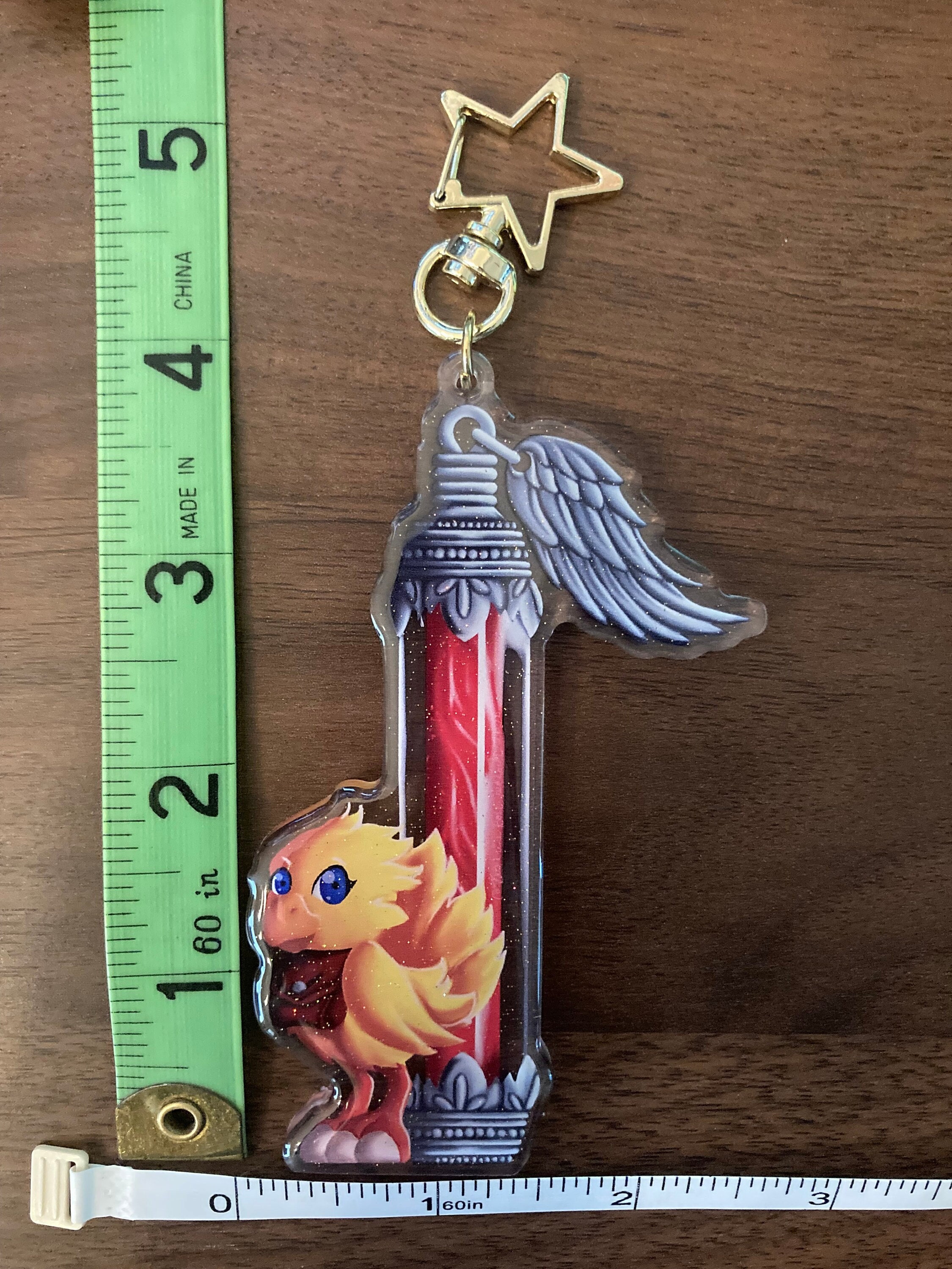 Final Fantasy Potion Series - Chocobo Phoenix Down Keychain - Etsy
