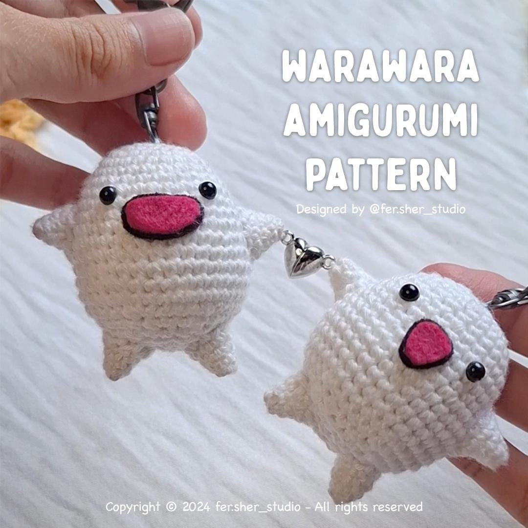 PDF Crochet Pattern - Warawara Amigurumi From the Boy and the Heron Movie Studio Ghibli ...