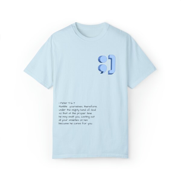 Semicolon Cross - Etsy