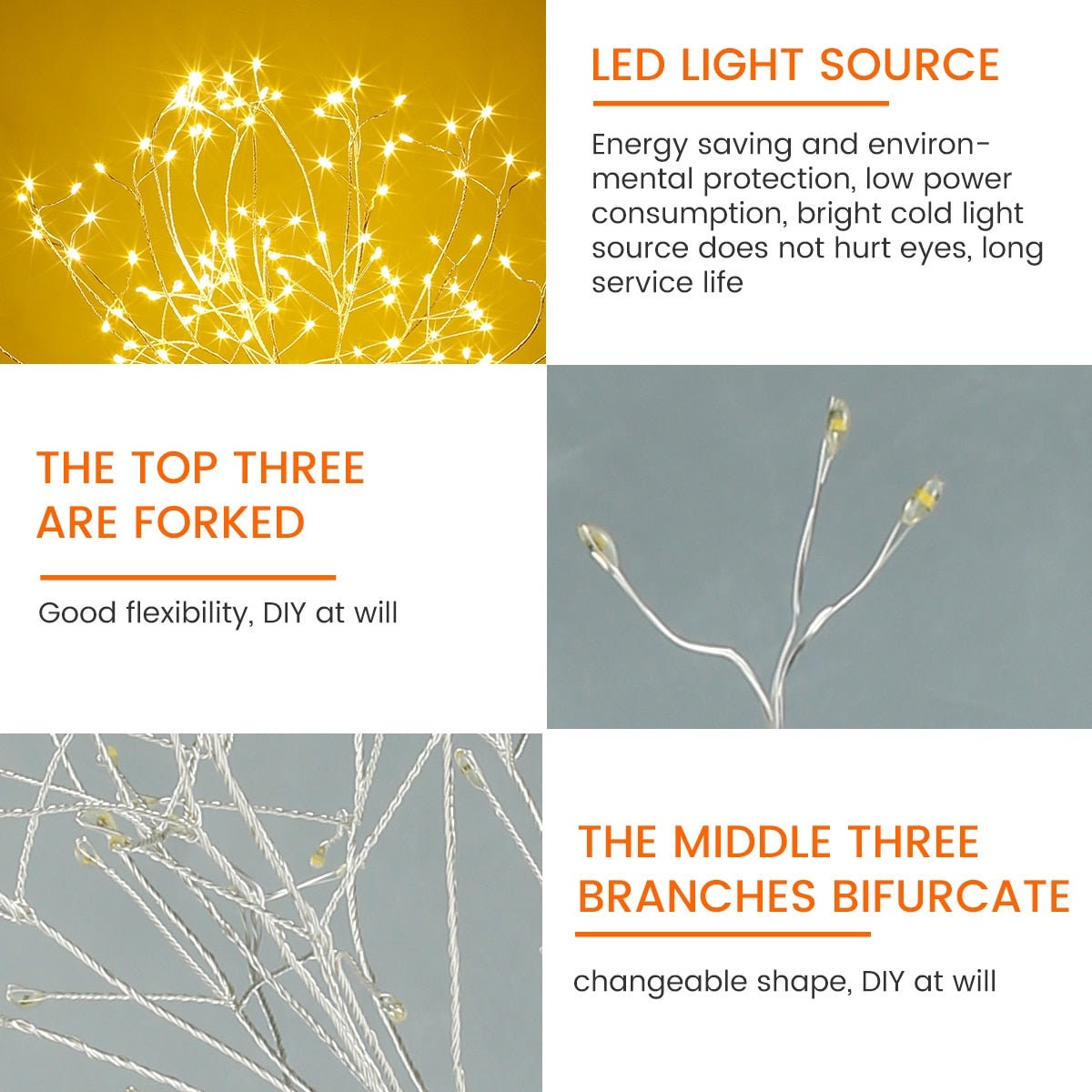 LED Tree Branch Lights - Etsy