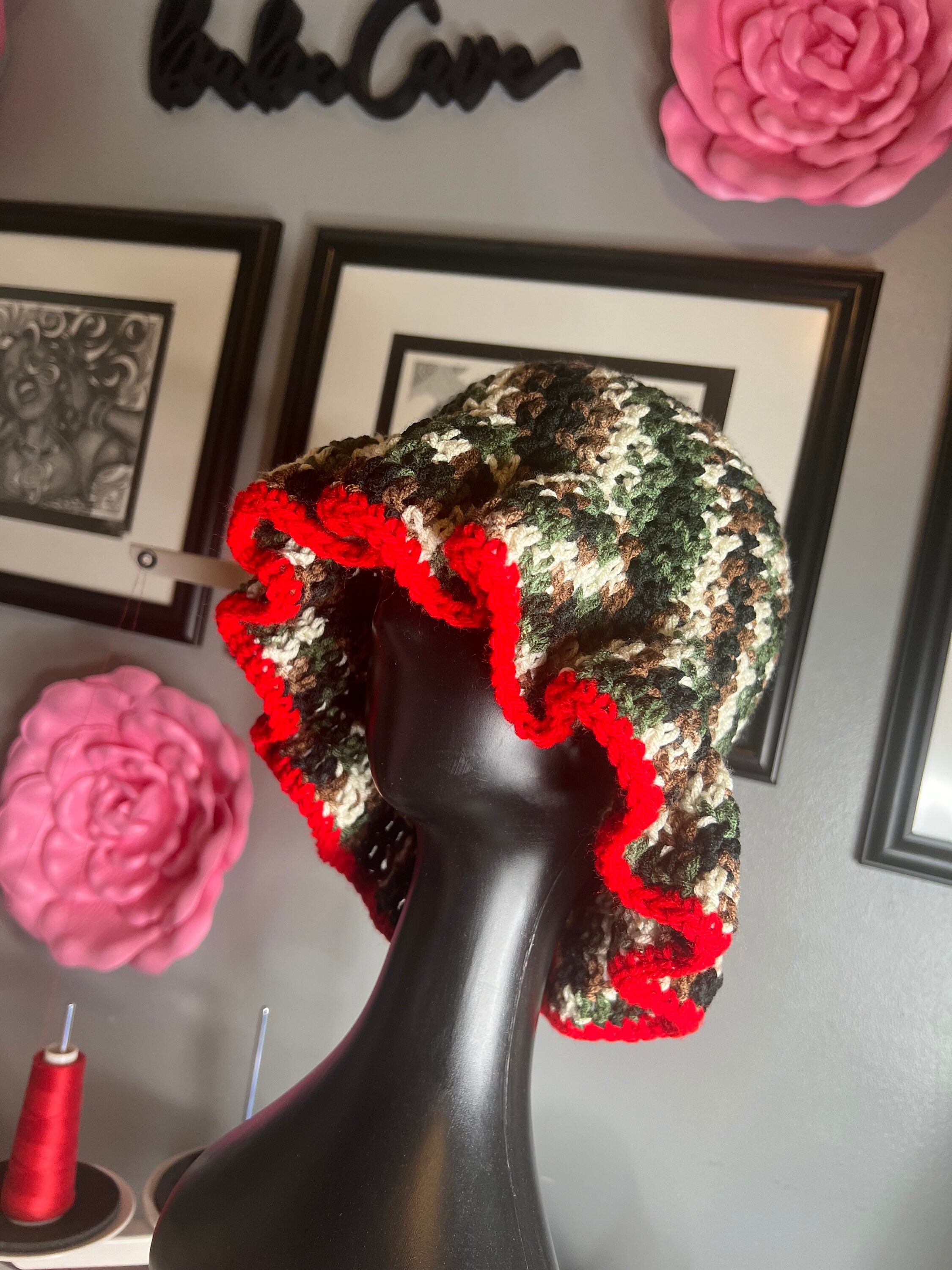 Summer Crochet Ruffle Beanie - Etsy