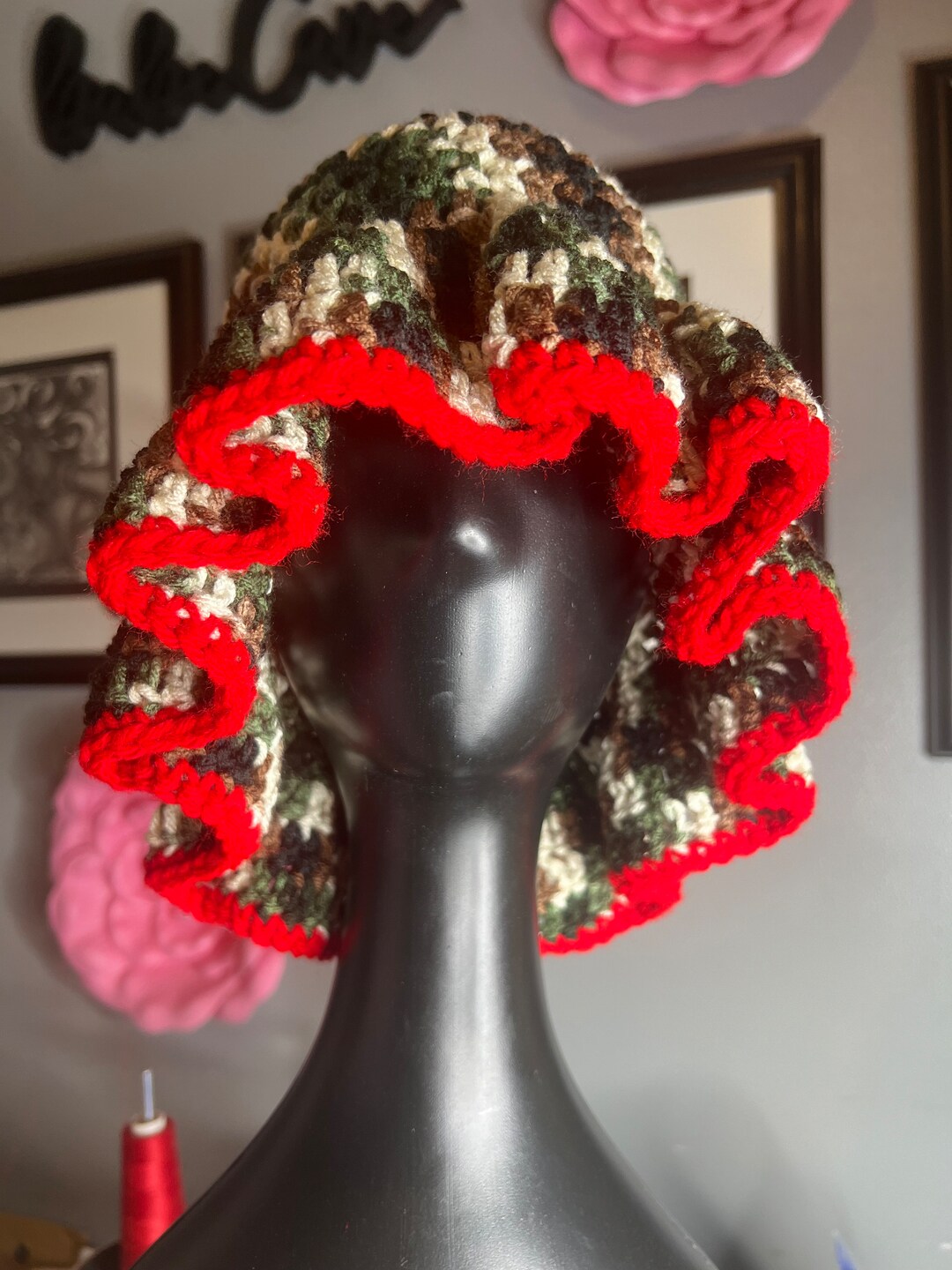 Summer Crochet Ruffle Beanie - Etsy