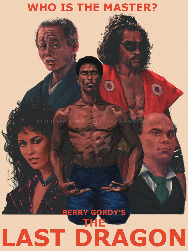 The Last Dragon | Kudosumo Alternative Movie Poster Art - Etsy