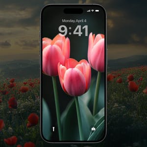 2025 iPhone Lock Screen Mockup (PSD) • Dark & Light Mode Wallpaper ...