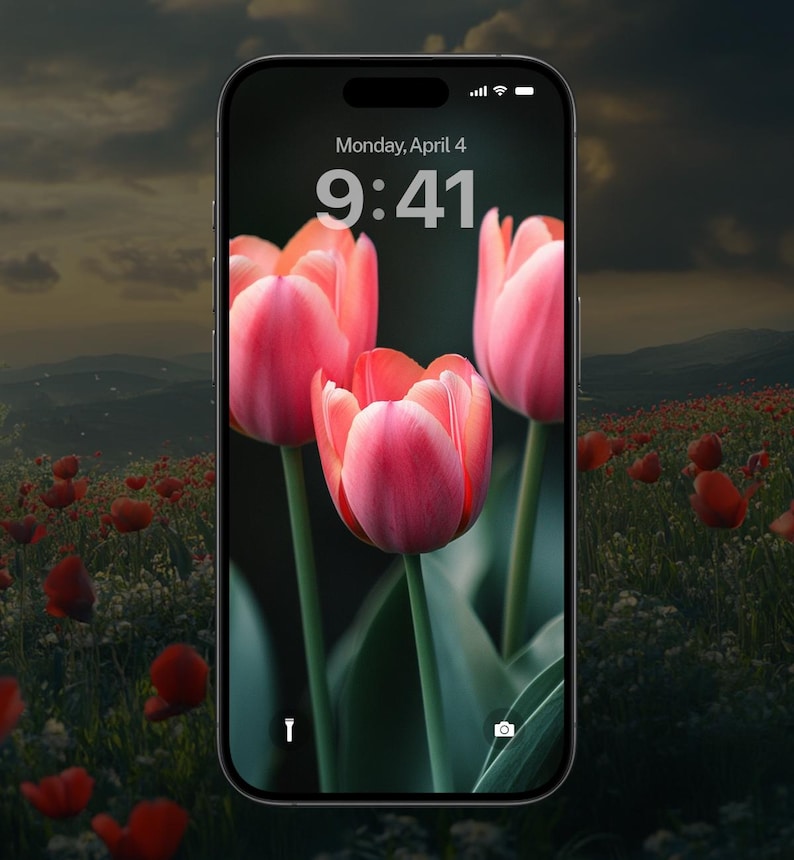 2025 iPhone Lock Screen Mockup PSD • iPhone Wallpaper Photoshop ...