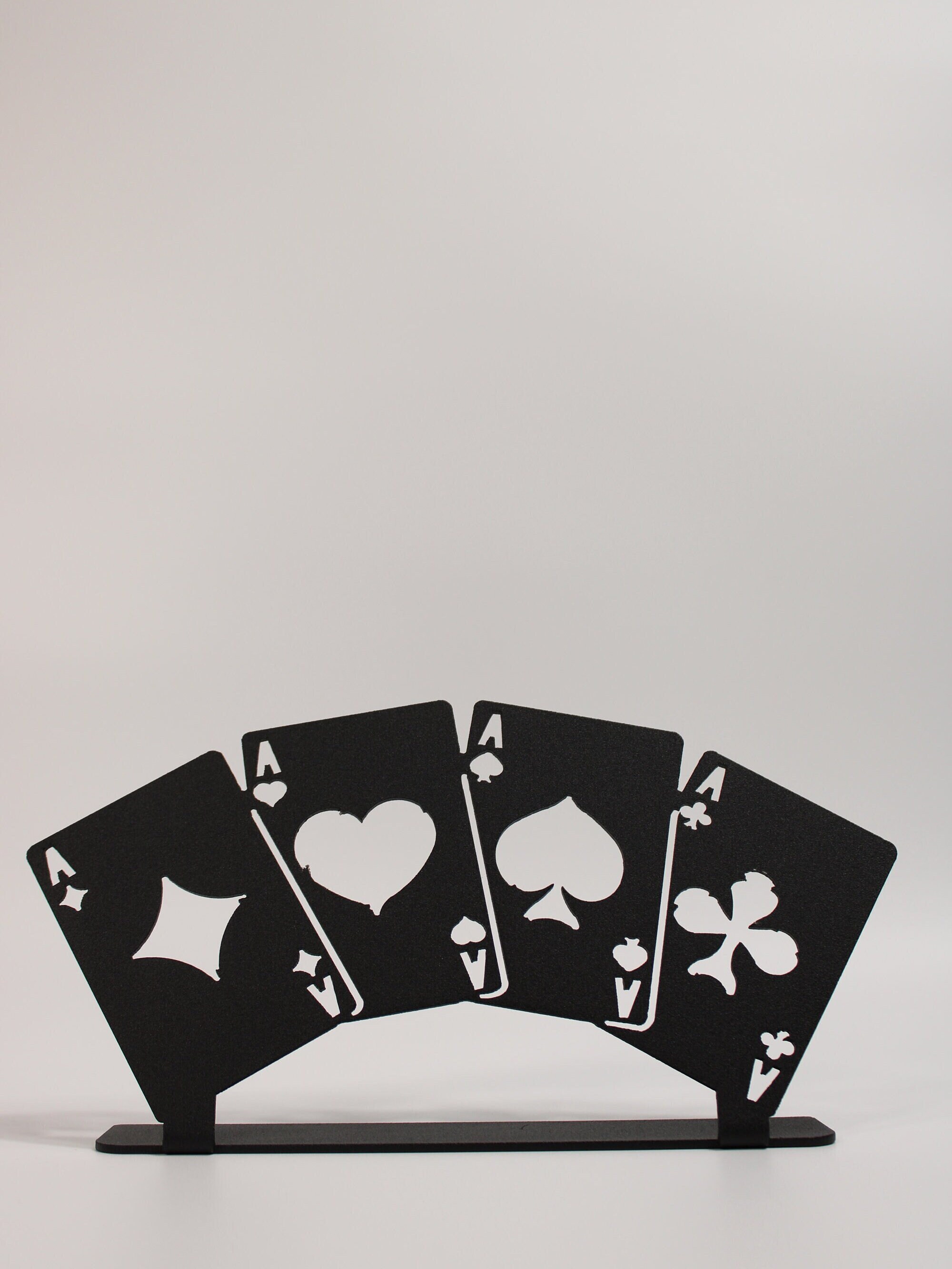 Quad Aces Tabletop Straight Flush Home Decorations Perfect for Your ...