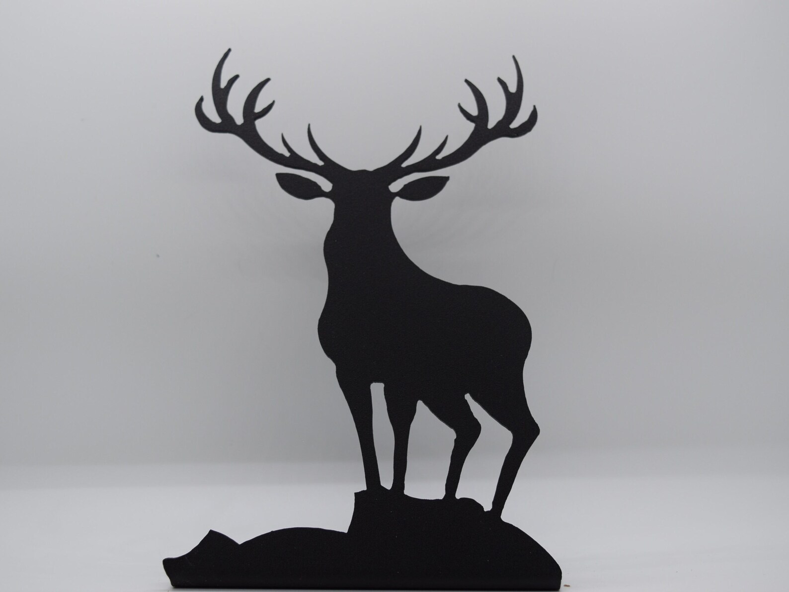 Rustic Deer Tabletop Paperweight Metal Tabletop Decor - Etsy