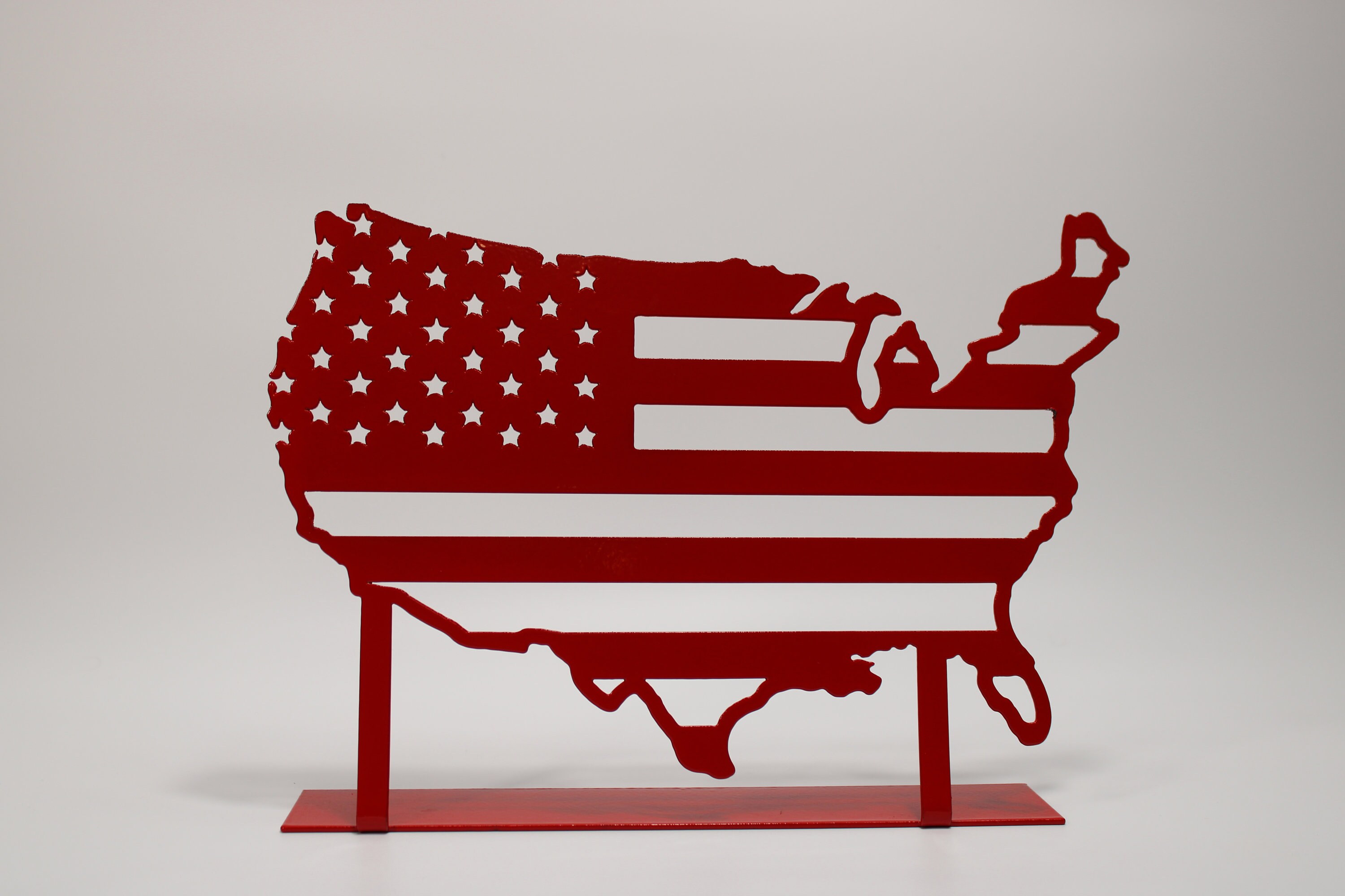 US Map Table Top Unique Design Home Decor Travel US Patriotic Gifts ...