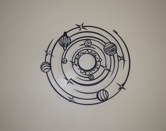 Planets Metal Art - Etsy