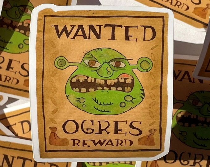 SHREK STICKER Shrek Svg Shrek Gift Meme Sticker Weather - Etsy UK