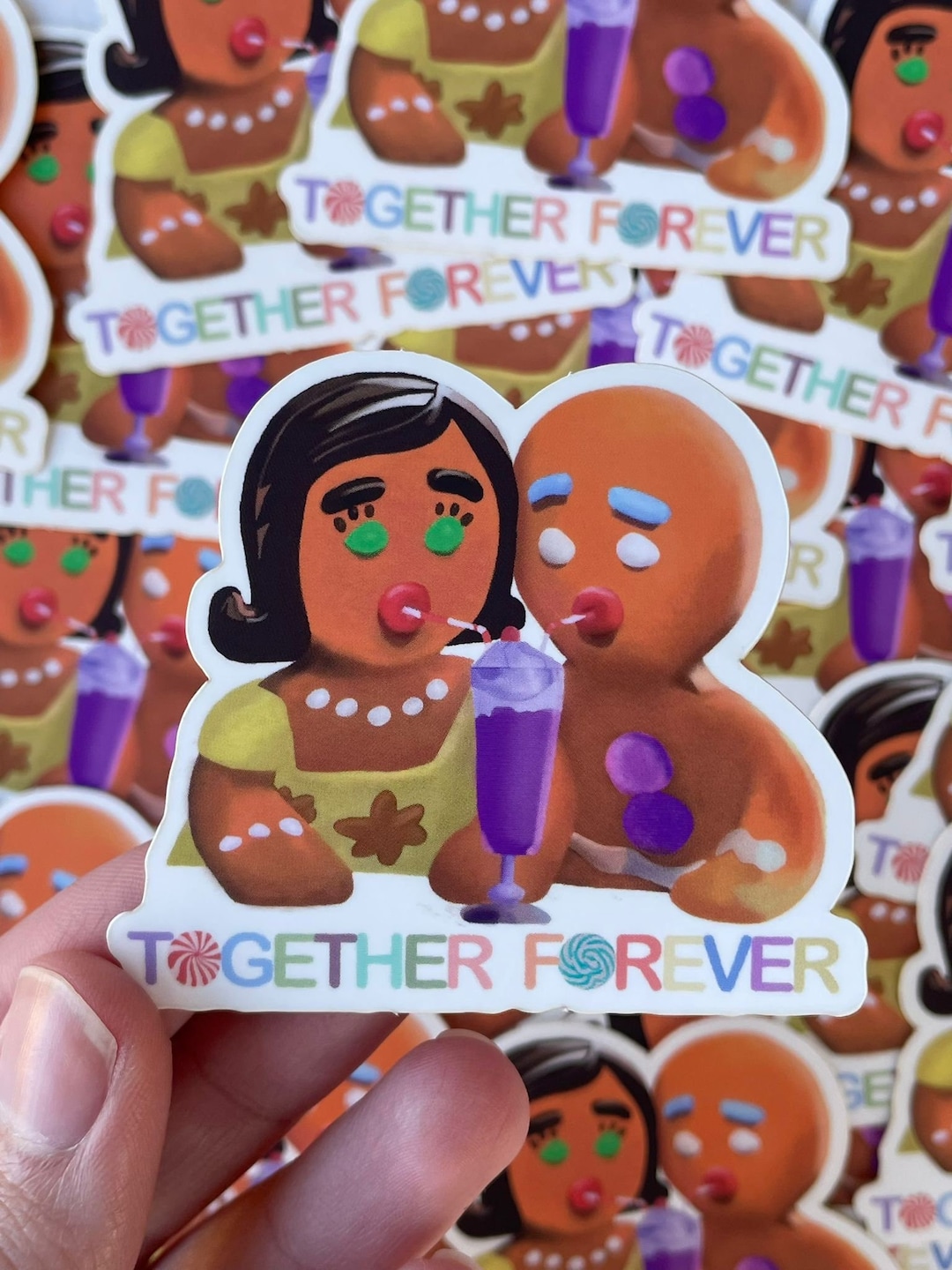 Shrek Sticker, Shrek Gift, Matte Sticker, Shrek Sign, Gingy, Water ...