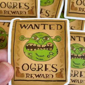 Shrek Sticker, Shrek Svg, Shrek Gift, Meme Sticker, Weather Proof ...
