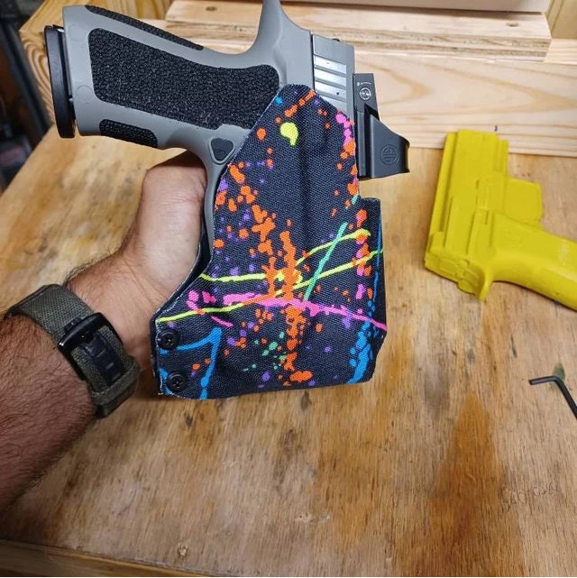 Splatter Cordura Adhesive Wrap - 500 Denier, 12" X 8", Kydex Holster ...