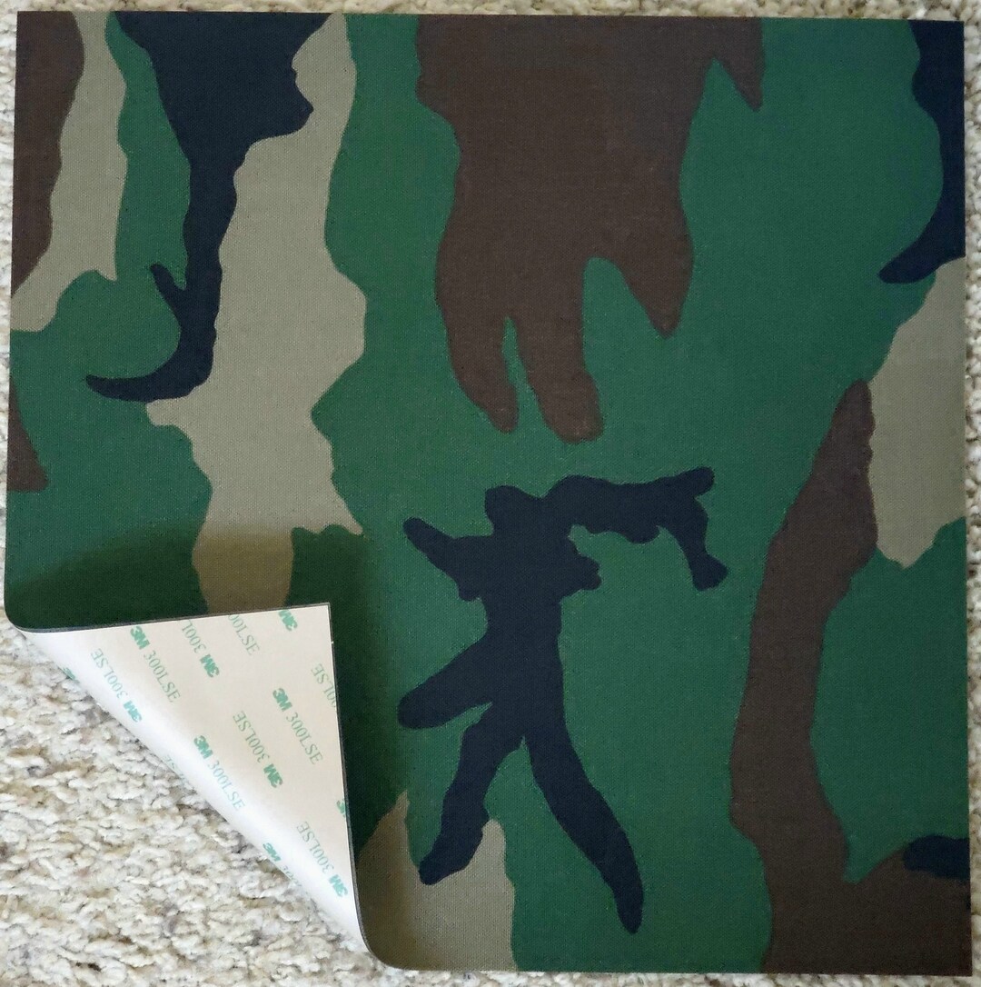 M81 Woodland Camo Cordura Wrap: 500D selbstklebendes Gewebe (30,5 x 30 ...