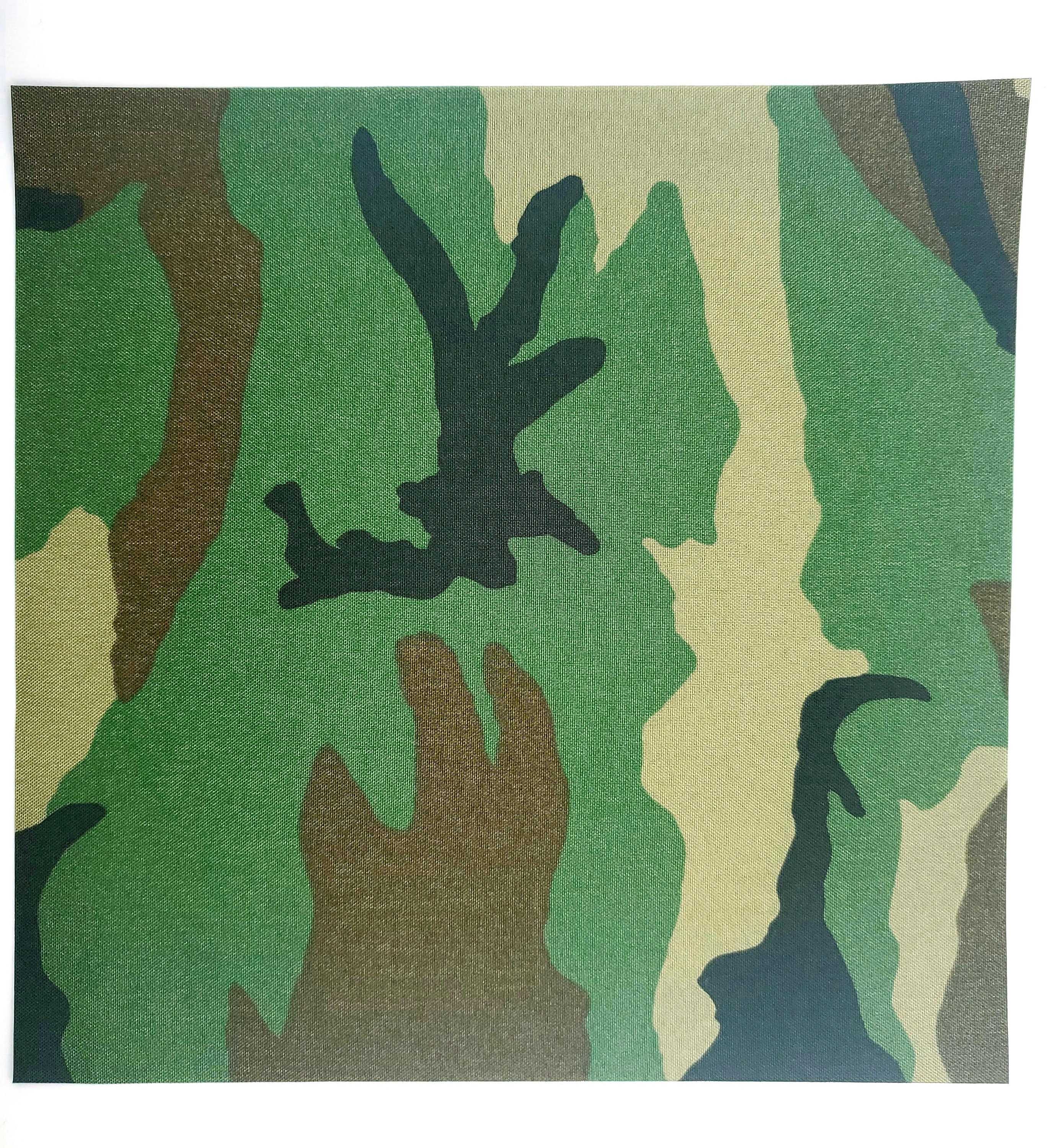 M81 Woodland Camo Cordura Wrap: 500D Adhesive Fabric (12" X 12") - Etsy