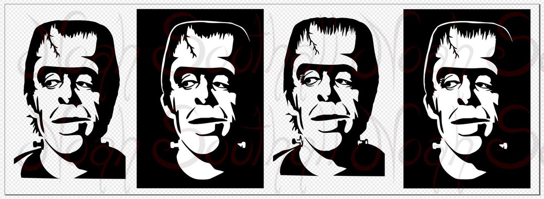 Herman Munster .SVG - Fred Gwynne Inspired Vector Digital Download the ...