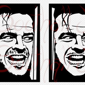 The Shining Here's Johnny .SVG - Jack Torrance (jack Nicholson ...