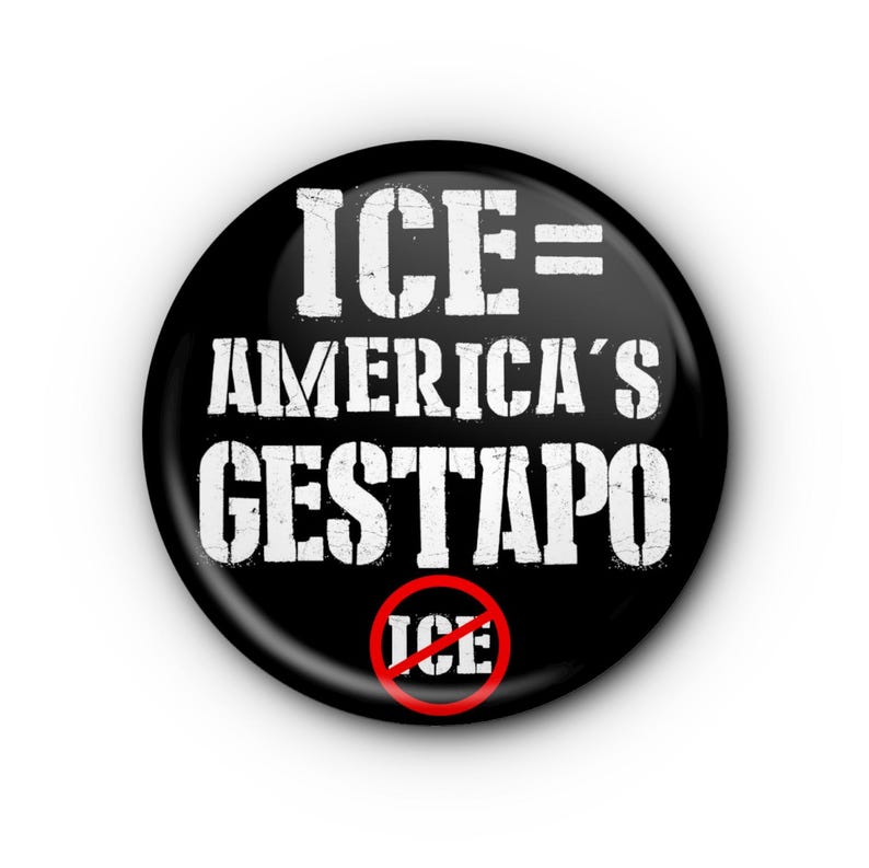 No ICE 1.5" Buttons! Anti-ice Pro-immigrant Pin-back Buttons - Etsy