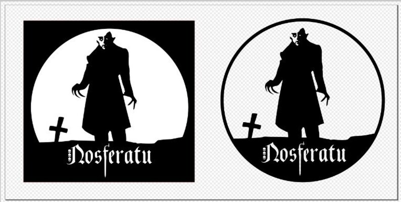 Nosferatu Vector Image of Max Schreck as Count Orlok. .SVG Vector Image ...