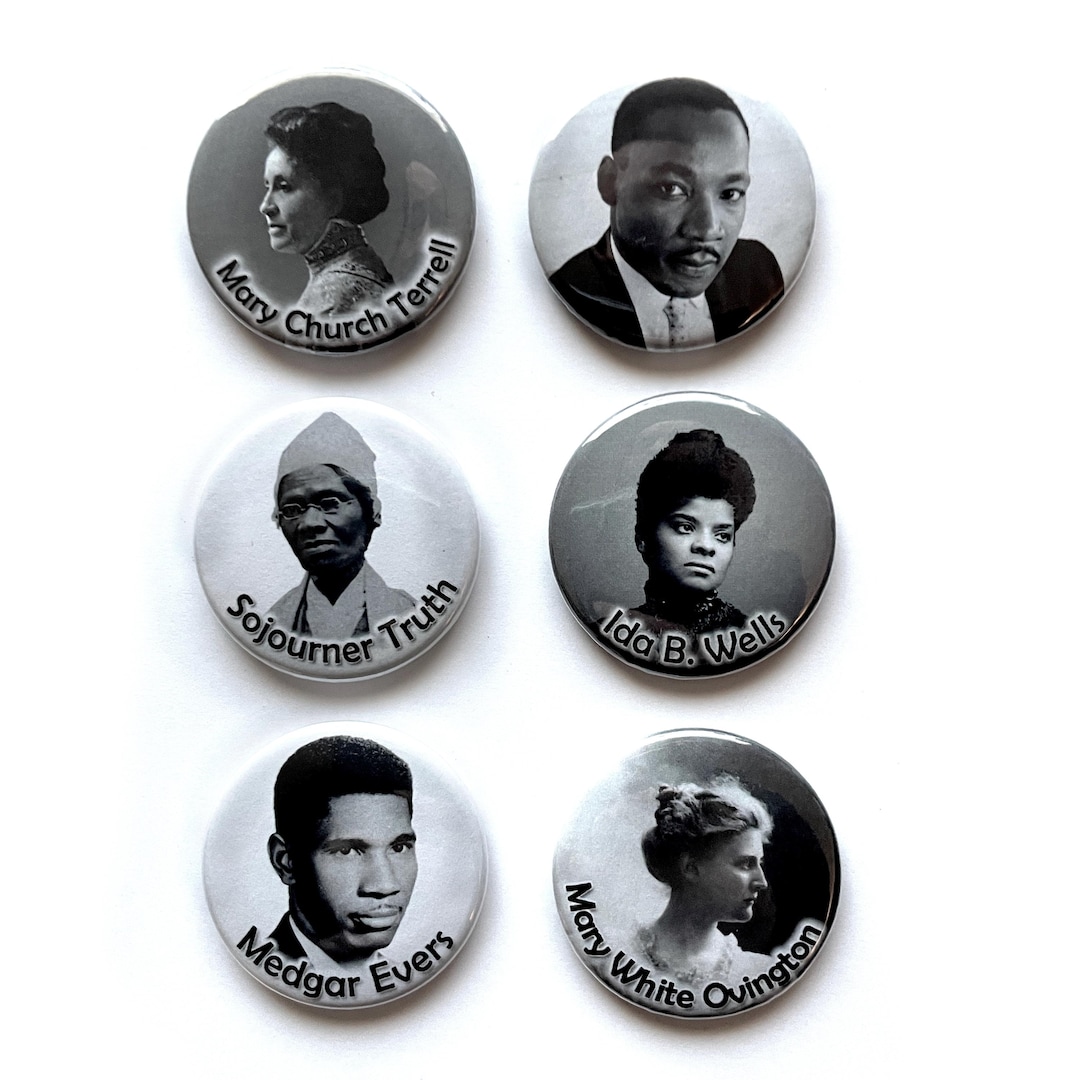 Champions of Civil Rights Button or Magnet! Sojourner Truth, Wells ...