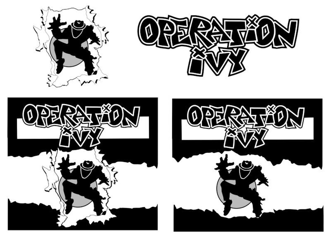 Operation Ivy Band Vector Clip Art .SVG - Punk Rock Downloadable Images ...