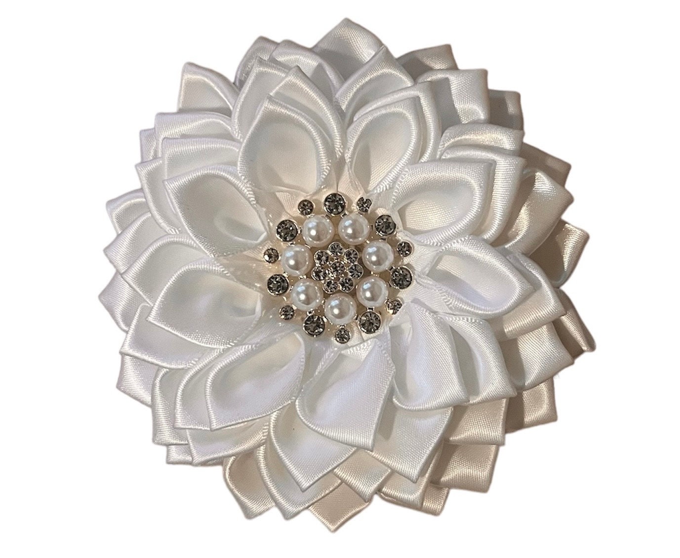Protocol White Flower Brooch - Etsy