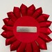 DST Inspired Brooch- Red and White Floral Brooch | Devastating Diva Pin ...