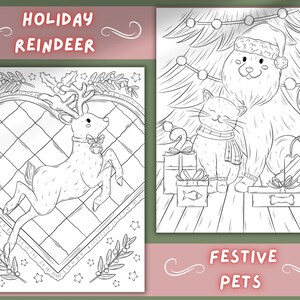 Holiday Coloring Pages | Xmas Coloring Page | Assorted Christmas ...