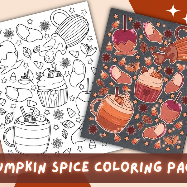 Spice Coloring Page - Etsy