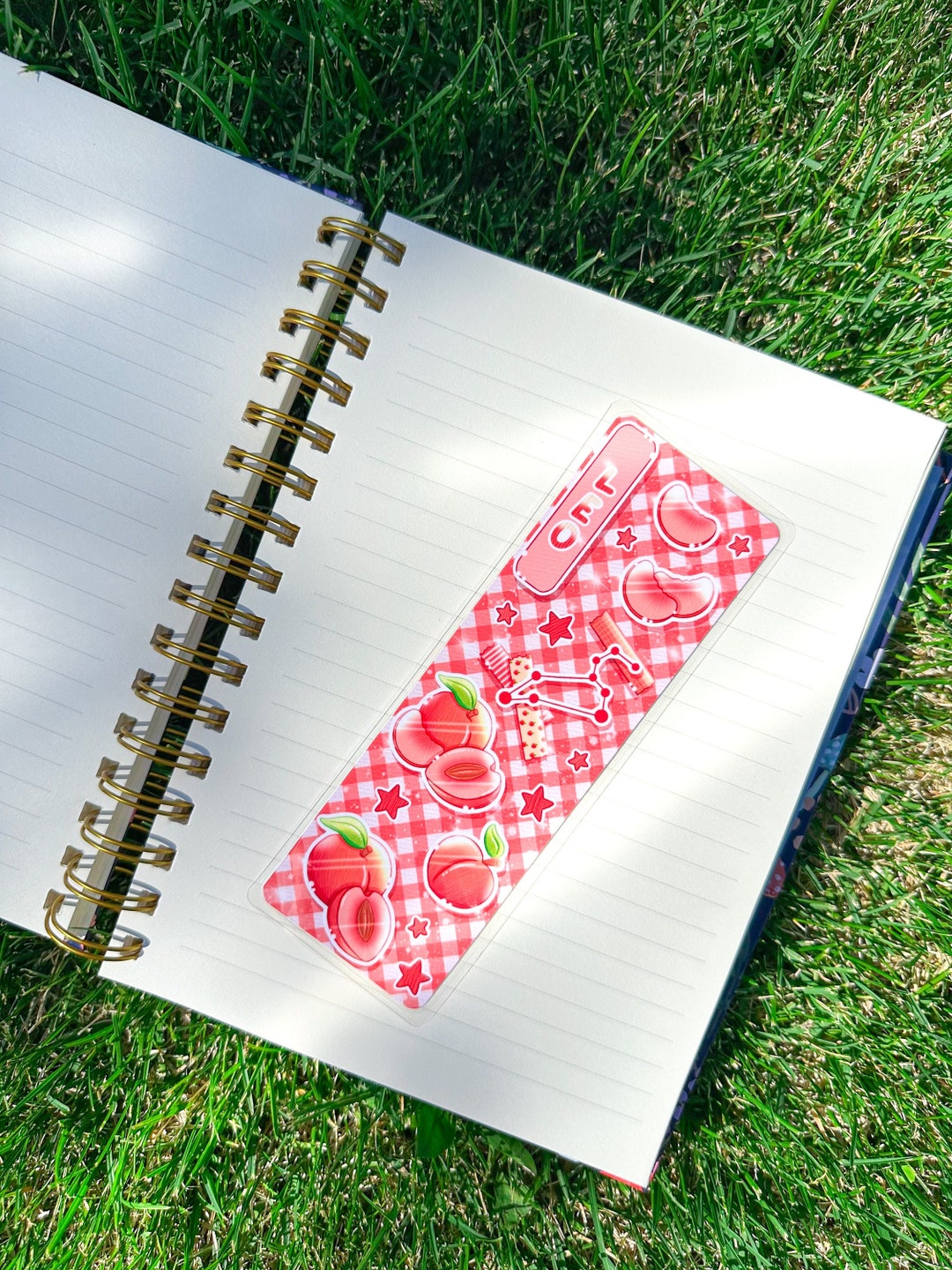 Peach Leo Zodiac Bookmark | Kawaii Stationery Gift - Etsy
