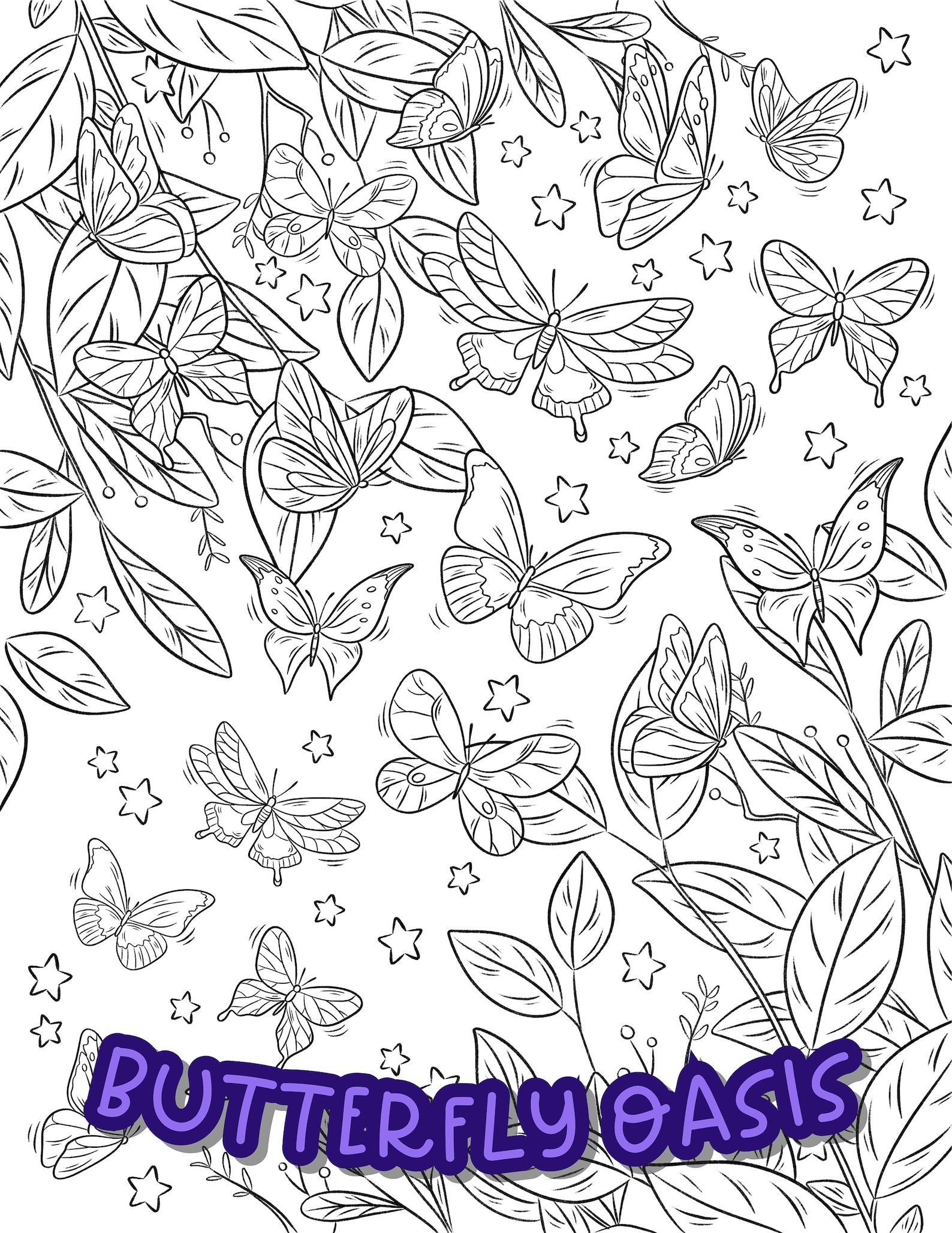 Secret Garden Coloring Page Bundle Cottagecore Nature Coloring Pages ...