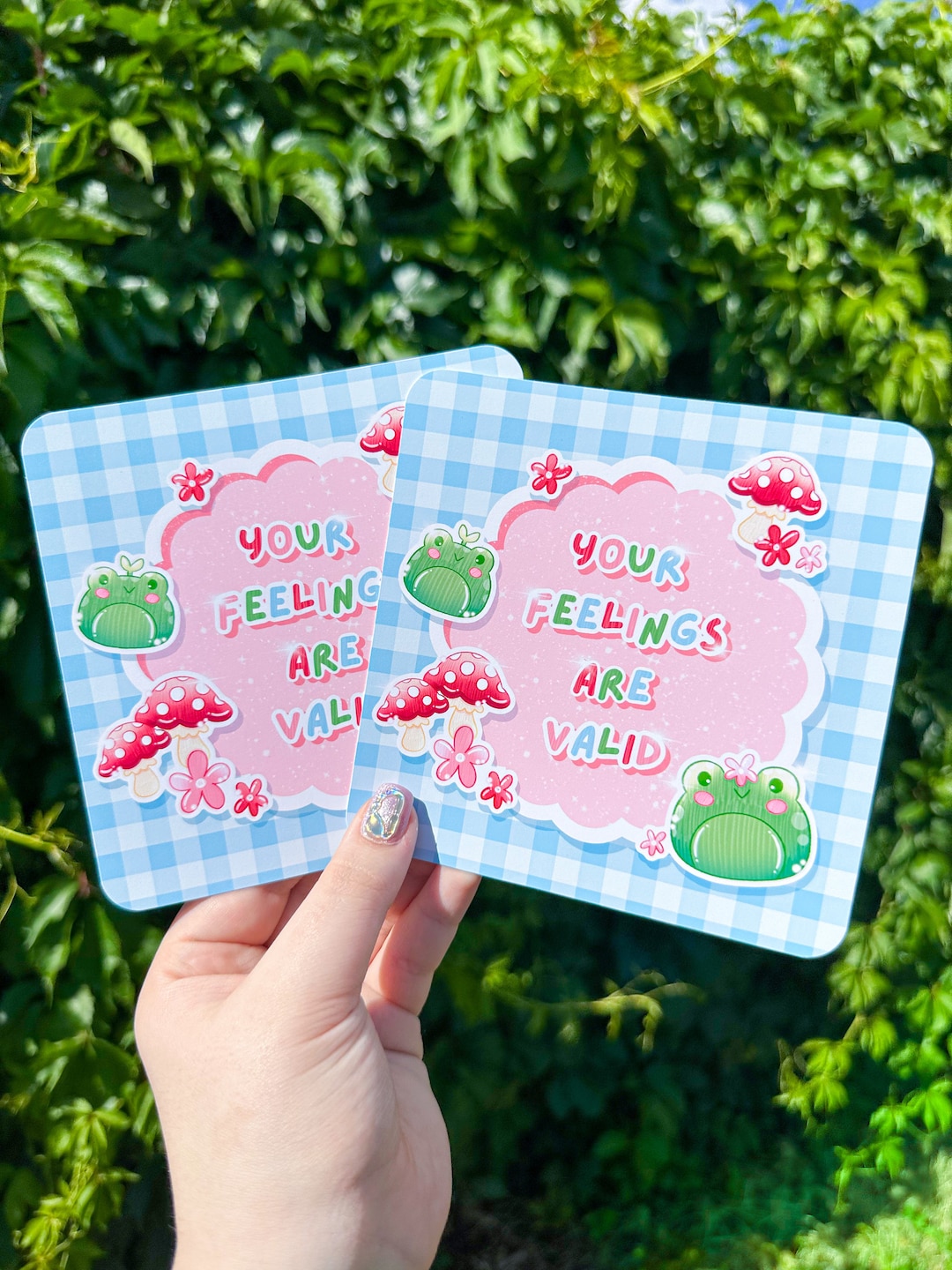 Your Feelings Are Valid Art Print | Kawaii Frog Print | Cute ...