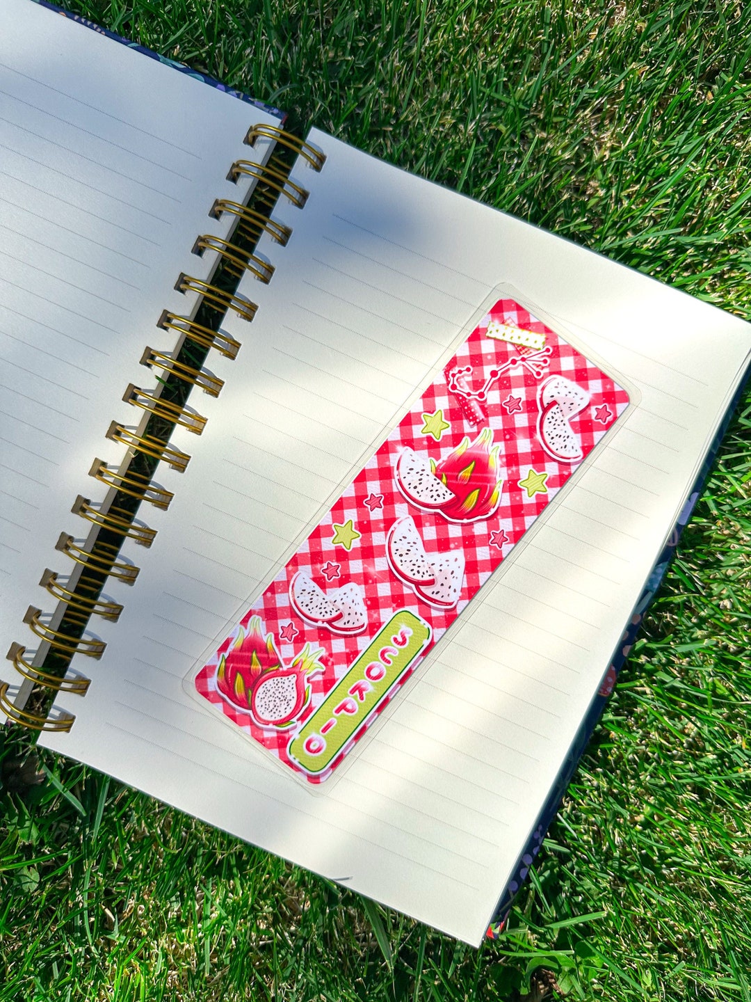 Dragon Fruit Scorpio Zodiac Bookmark | Kawaii Aesthetic Gift - Etsy