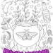 Witch Coloring Pages Vol 2 | Crystal Coloring Page | Witch Coloring ...