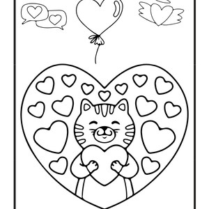 Valentines Day Coloring Pages for Kids-30 Valentines Day Coloring Pages ...