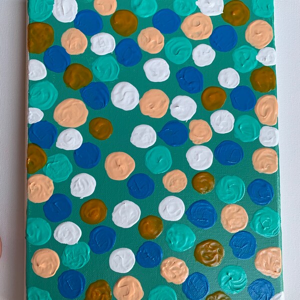 Polka Dot Painting - Etsy
