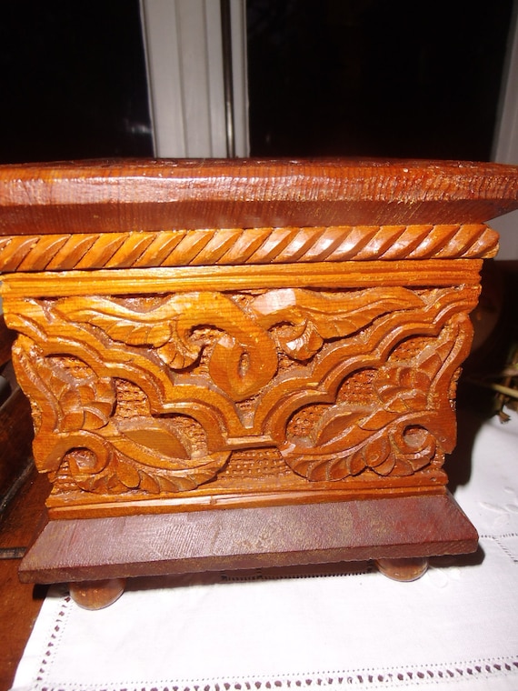 Wooden box Wooden box Box Box Notch carving - Gem