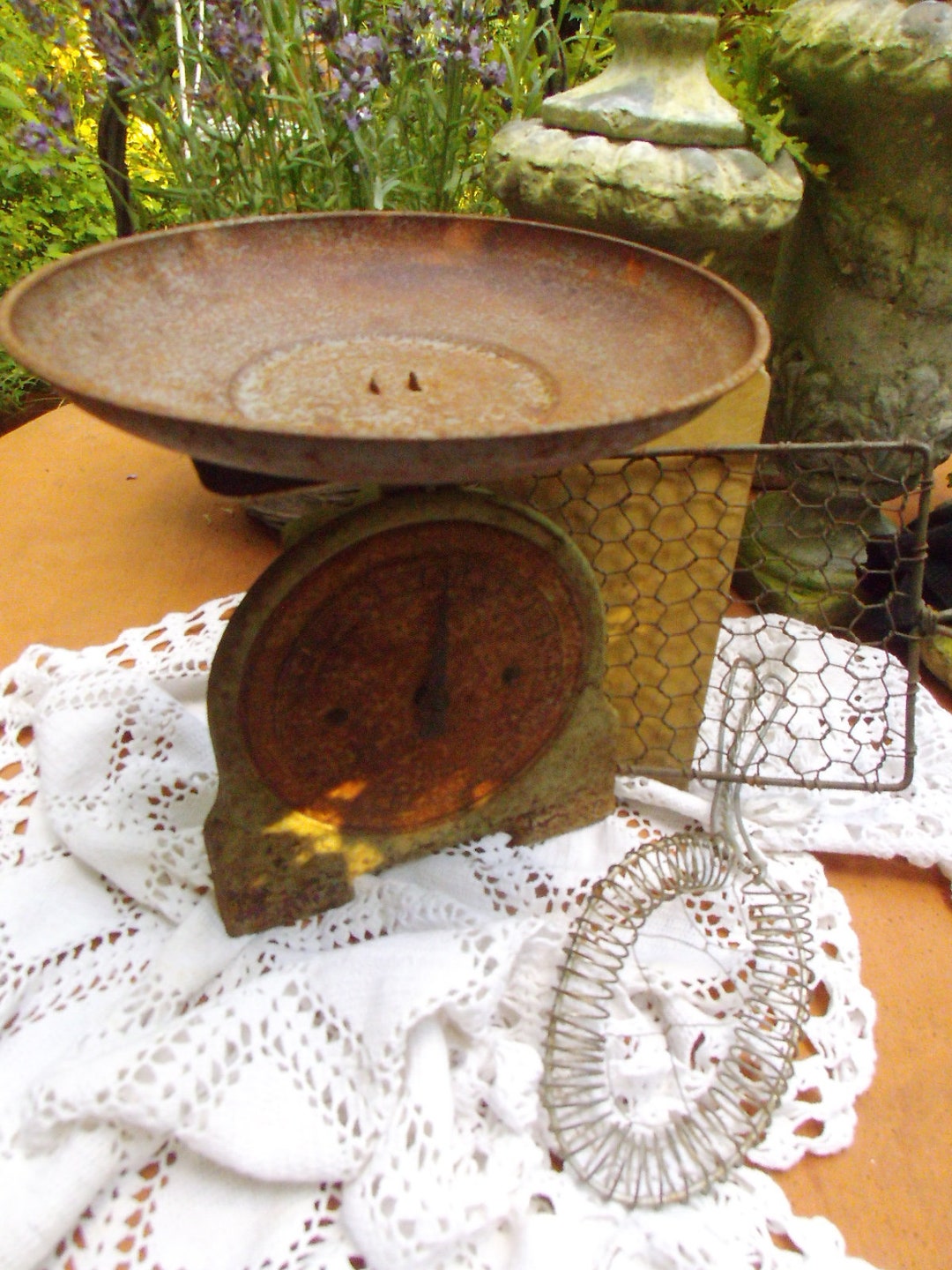 Antique Kitchen Scale Plate Scale Country Cottage Scale - Etsy