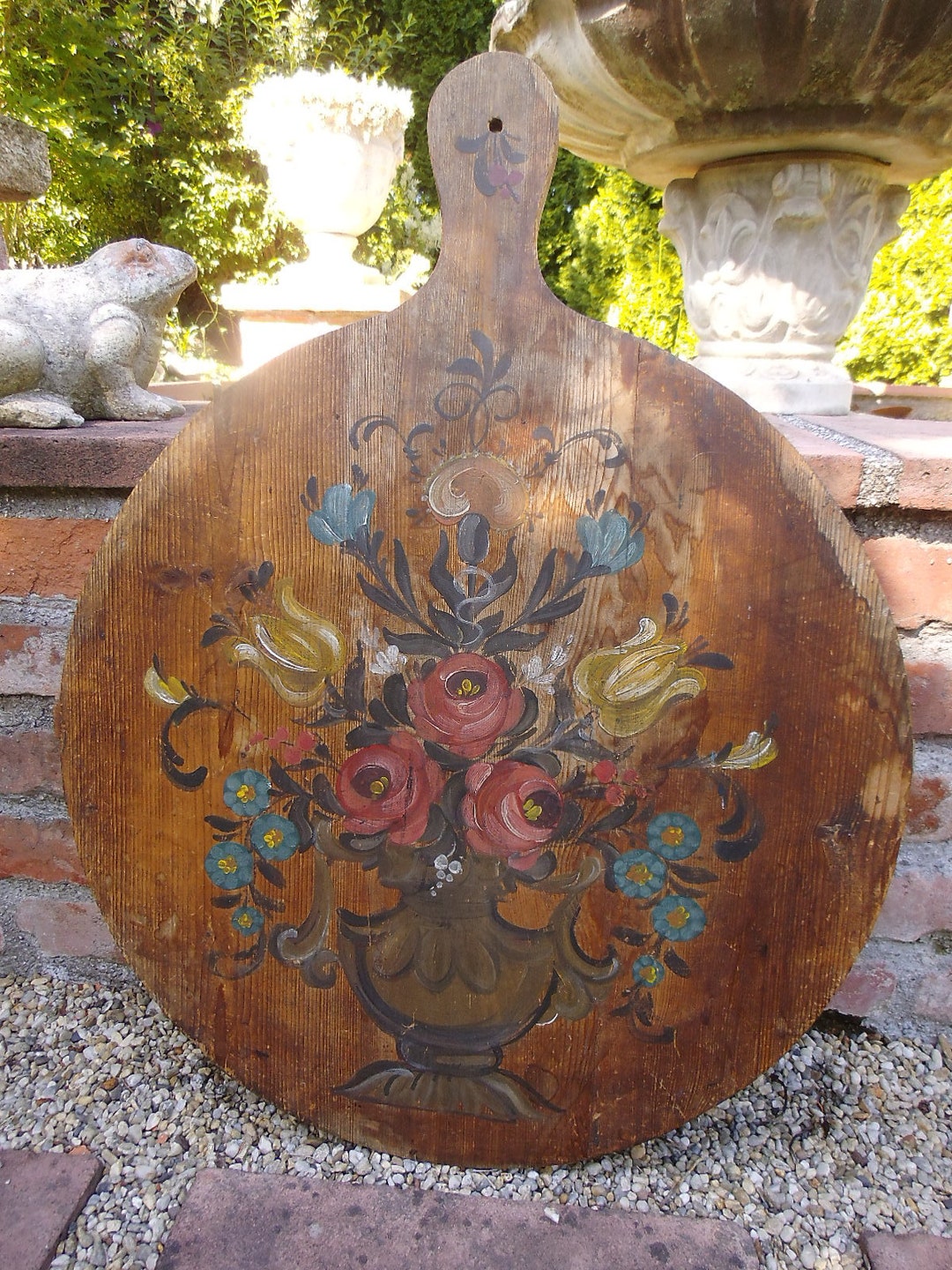 Antique Breadboard, Baking Board, Dough Board, Cake Board, Wooden Board ...