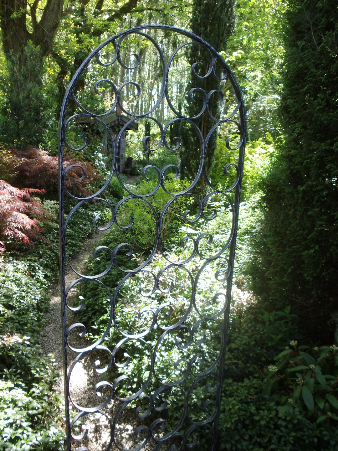 Vintage Wrought Iron Iron Window Grille Grille Iron Grille Trellis ...