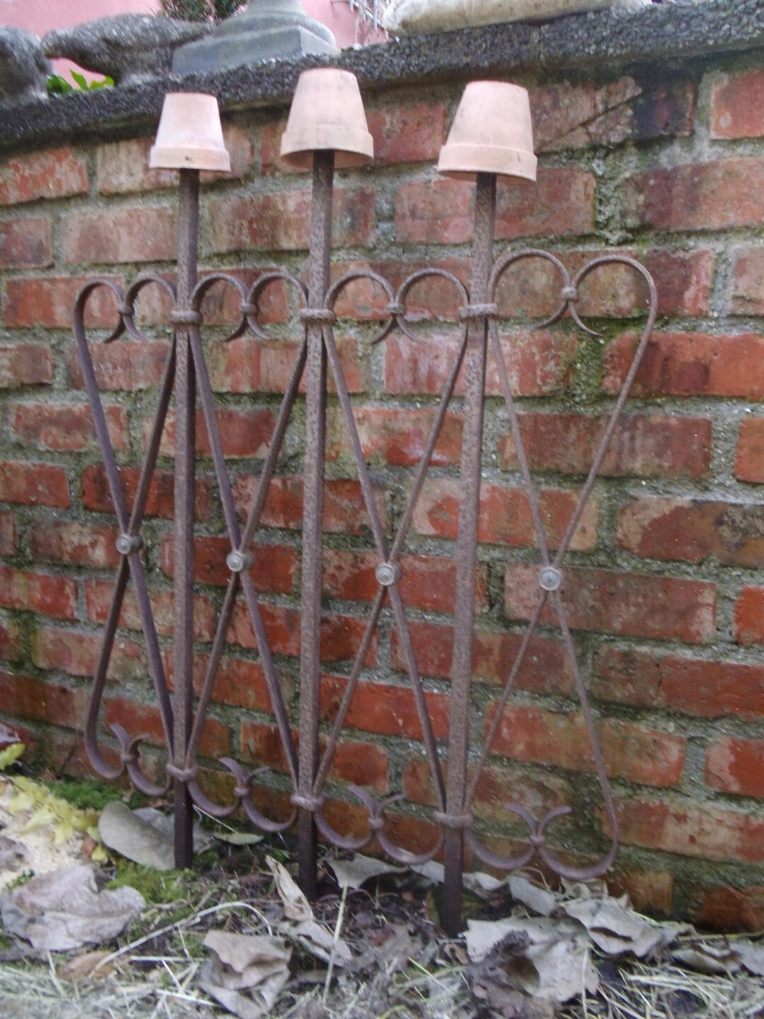 Antique 1 Iron Trellis Trellis Bed Fence Plug-in Trellis Iron Garden ...