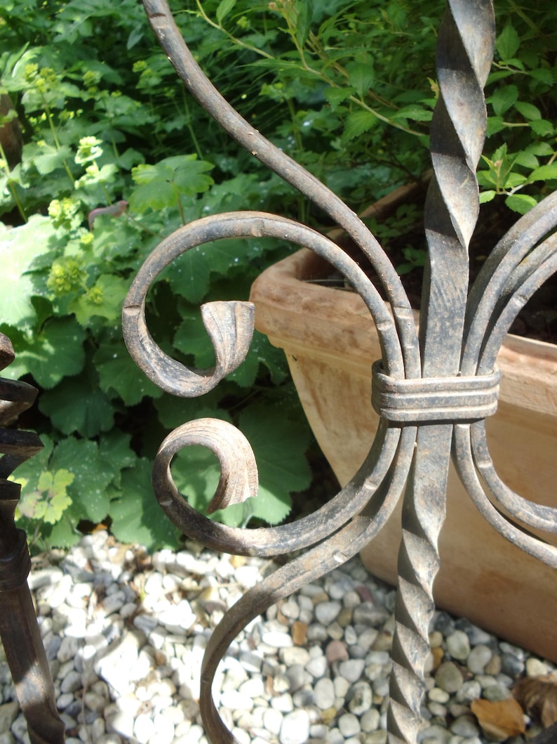 Vintage Wrought Iron Iron Window Grille Grille Iron Grille Trellis ...